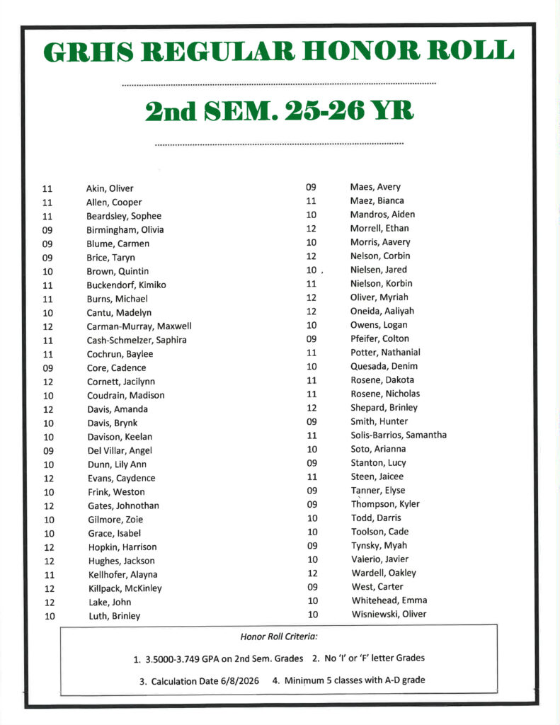 Reg-honor-roll - SweetwaterNOW